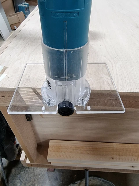 EXTRA LARGE EXTENDED Router Sub BASE PLATE for Makita Trimmer RTO700C ...