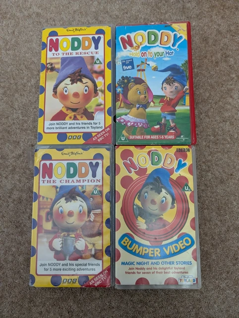 NODDY VHS VIDEO Tape Bundle Job Lot - 4 Tapes £31.88 - PicClick UK