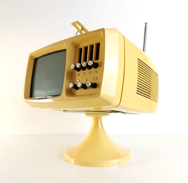 VIDEOTON MINI-VIDI SPACE Age Design Tv With Original Stand 1970s $269. ...