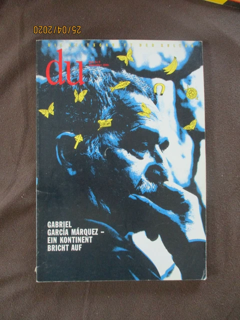DU 1988 ZEITSCHRIFT Kultur Gabriel García Márquez Helmut Newton ...