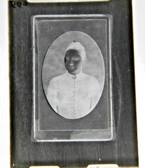 PLAQUE PHOTOGRAPHIQUE NEGATIF VERRE 1940 portrait femme EUR 15,00 ...