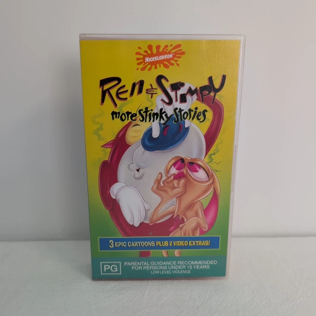 REN AND STIMPY - More Stinky Stories 1996 Original VHS tape $25.00 ...