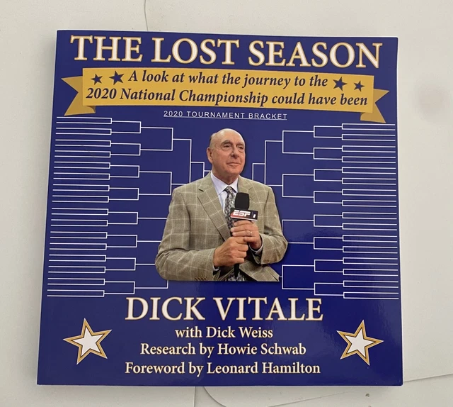 LIVRE SIGNÉ DICK Vitale « The Lost Season » - 2020 NCAA Basketball ...