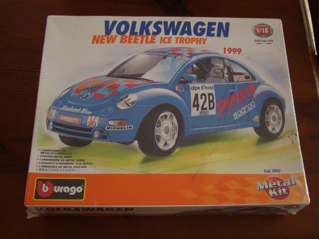 1/18 VOLKSWAGEN VW Beetle Model Kit Ice Trophy Alpe D Huez Super 1999 ...