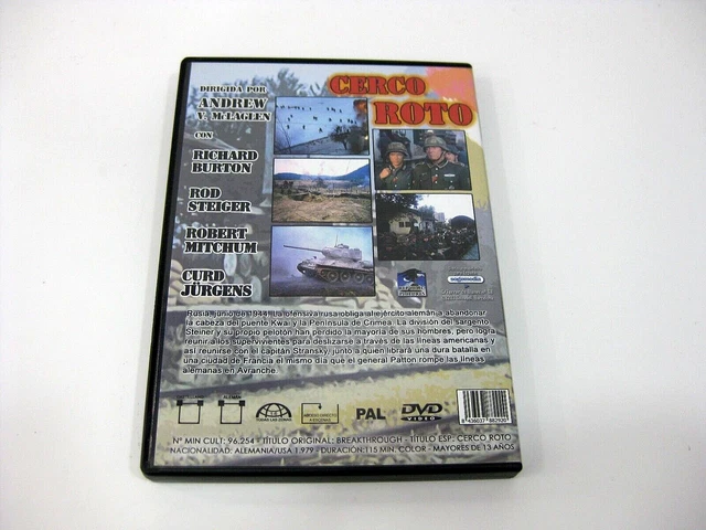 BROKEN FENCE DVD Richard Burton Robert Mitchum Rod Steiger Curd Jürgens ...