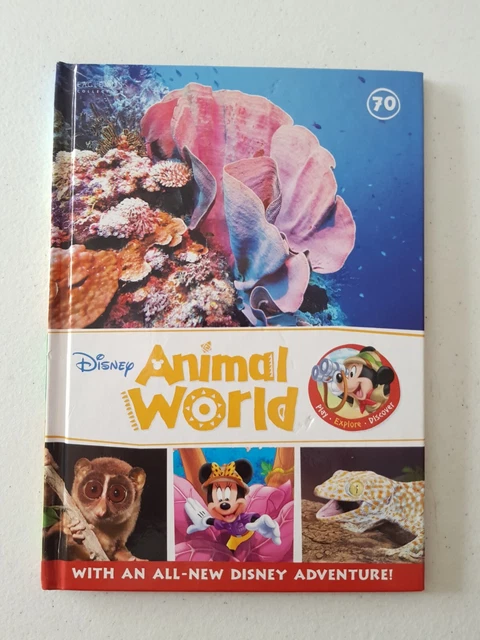 DISNEY ANIMAL WORLD Book - #70 Sponges Geckos Slow Lorises Bat-Eared ...