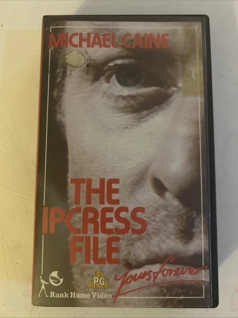 THE IPCRESS FILE - vhs video tape - Cult Classic - Rank Video Edition £ ...