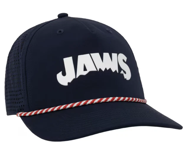 UNIVERSAL STUDIOS JAWS 50th Anniversary Adult Flat Bill Cap Baseball ...
