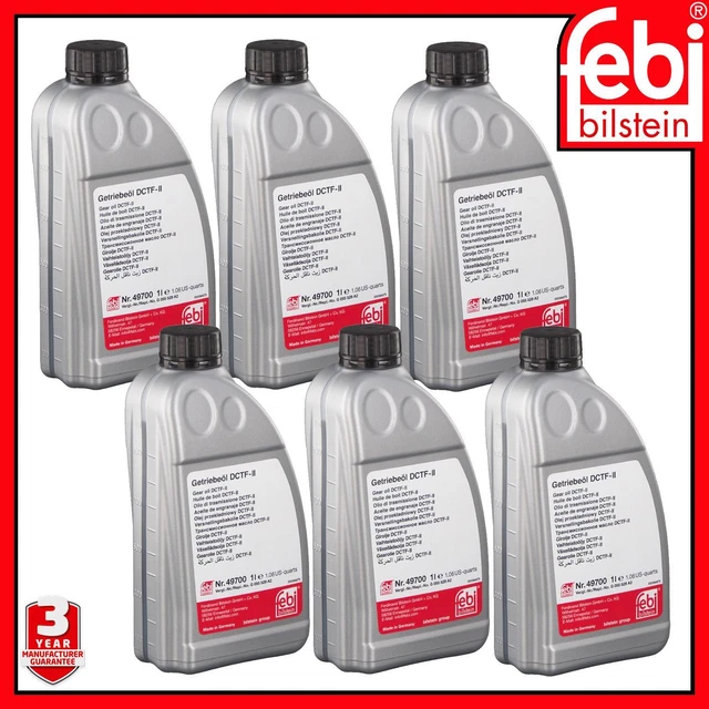 6L DIRECT SHIFT Gearbox DCTF 2 Gear Oil Febi 49700 For Audi Cupra Seat ...