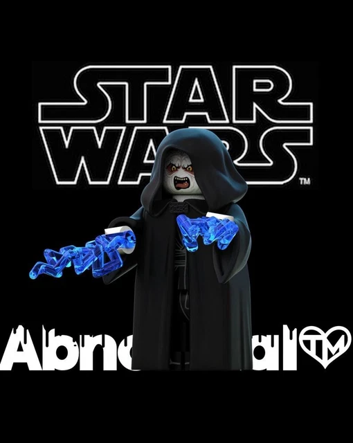 LEGO PALPATINE ABNORMAL Custom Mini Figure - Star Wars - Pad Printed £ ...