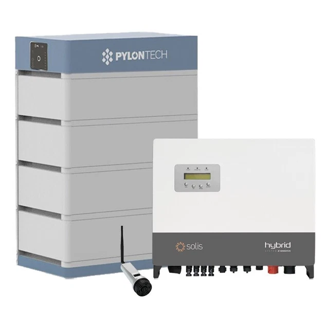 SISTEMA DI ACCUMULO trifase Off-Grid inverter Solis 10kW Pylontech 10.65kWh EUR 6.653,49 ...