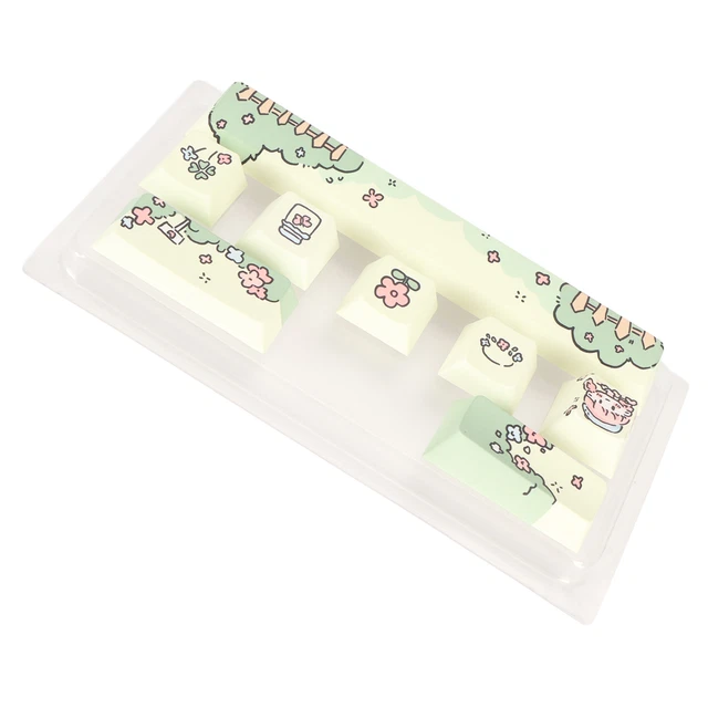 (TYPE 2)KEYBOARD KEYCAPS 8 Keys Fadeless PBT Dye Sublimation Process ...