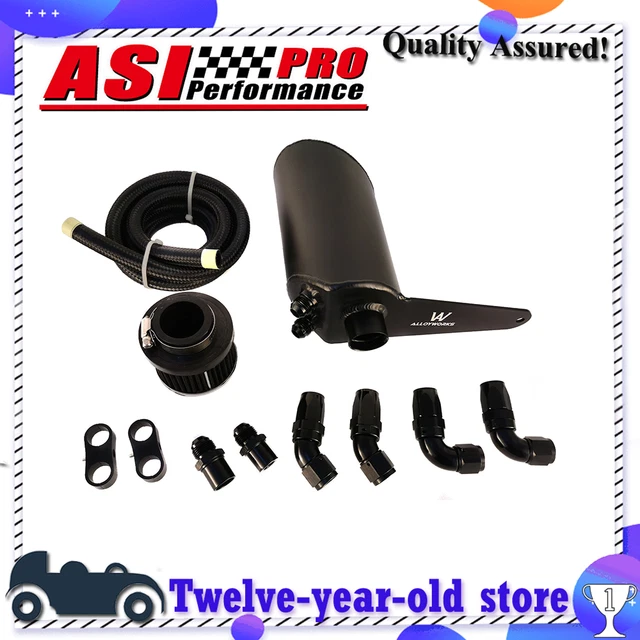 ASI CATCH CAN BREATHER TANK Fit FORD FALCON BA/BF/FG FGX BARRA 4.0 XR6 ...
