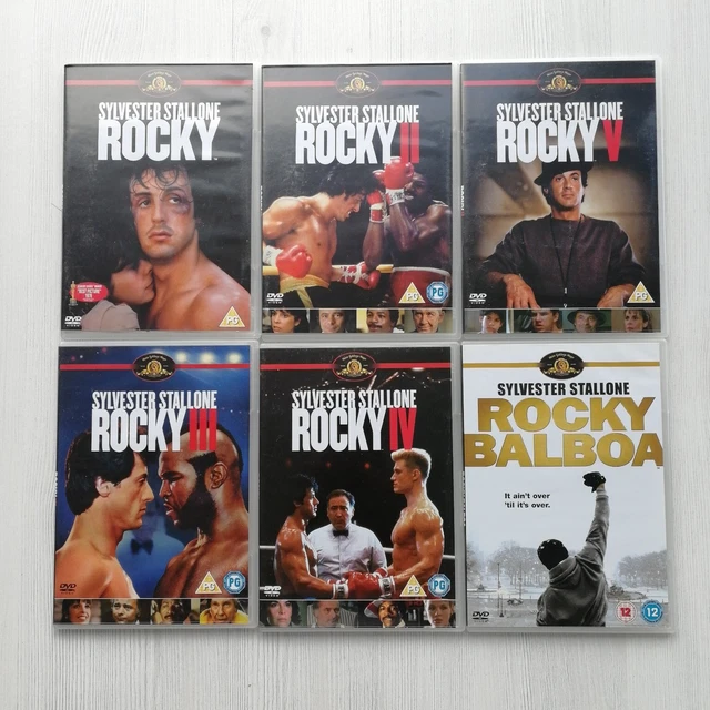 ROCKY 1-5, ROCKY Balboa DVD Bundle Of 6 Movies Job Lot Collection £8.99 ...