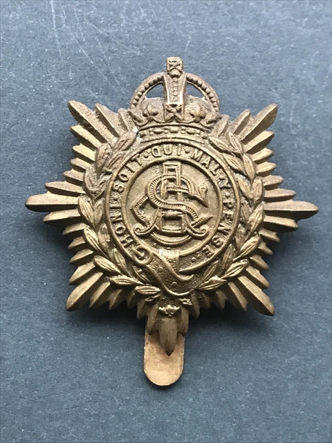 TANK CORPS ORIGINAL British Army Cap Badge WW1 Made By Bullonsle C37 ...