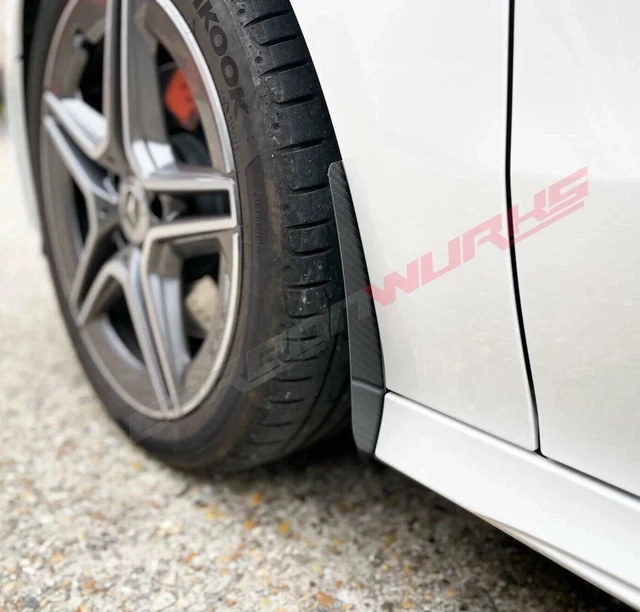 MERCEDES CARBON FIBRE Arch/Stone/Mud Flap Guards A Class W177 CLA W118 ...