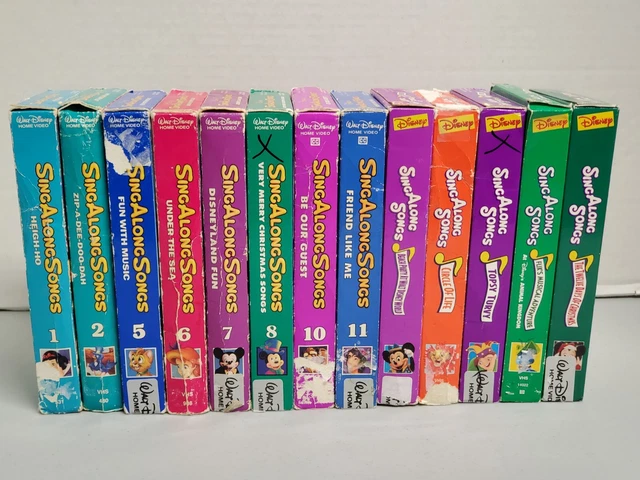 Disney Sing Along Songs Vhs Lot Of 13 Eur 46 02 Picclick It