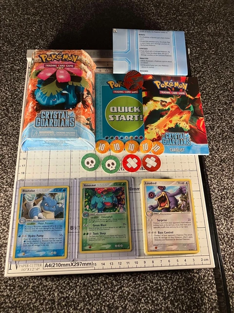 POKEMON GREEN CYCLONE Theme Deck Complete EX Crystal Guardians 2006 ...