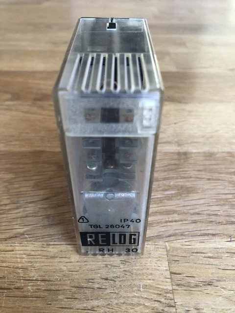 VEB EAW DDR Relais RELOG 2 RH 30 mit Spule 807 378 5 220V 50 Hz EUR 5 ...