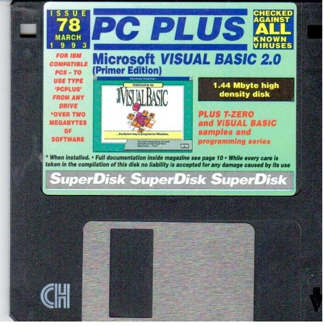 ITHISTORY (1993) IBM PC Software: PC Plus Issue 3/93 Visual Basic 2.0 3 ...