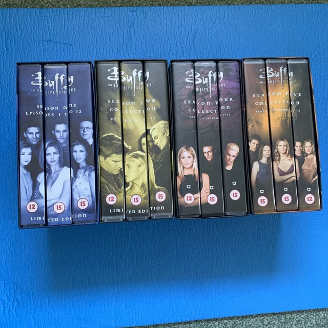 BUFFY THE VAMPIRE slayer vhs boxsets 4x £21.50 - PicClick UK
