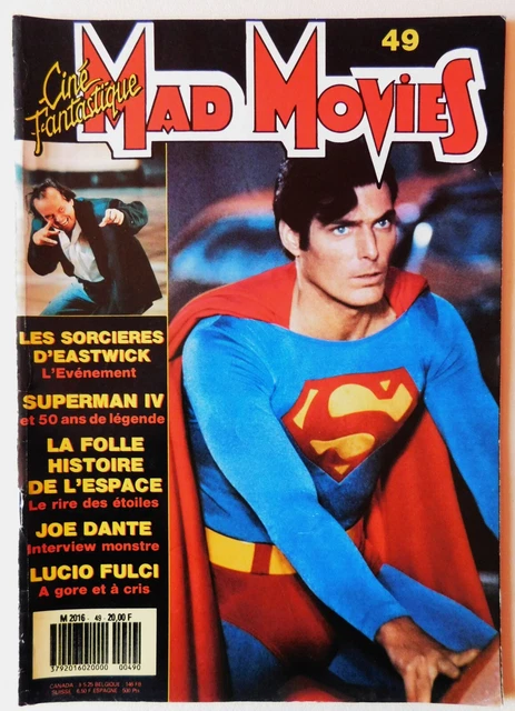 MAD MOVIES CINE Fantastique N° 49 1987 Superman IV Joe Dante Fulci EUR ...