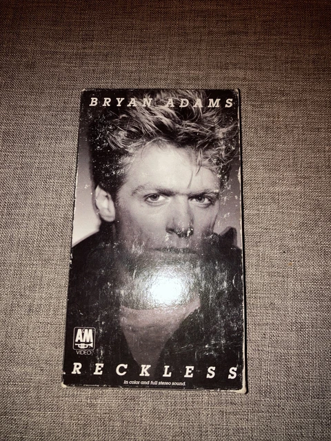BRYAN ADAMS - Reckless - PAL VHS Video Tape (T332) £5.00 - PicClick UK