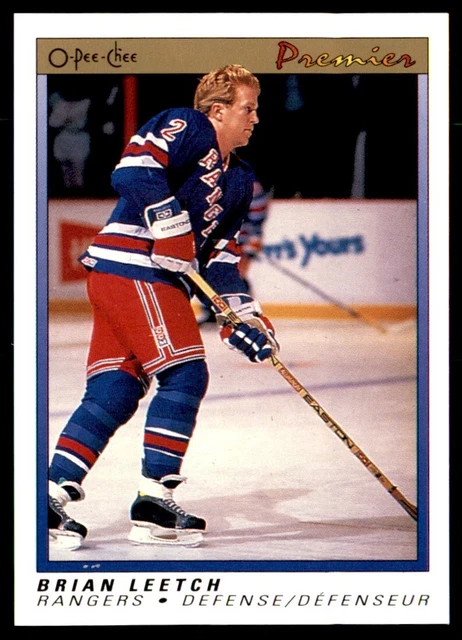 1990-91 O-PEE-CHEE PREMIER Brian Leetch Rangers de New York #61 EUR 3,26 - PicClick FR