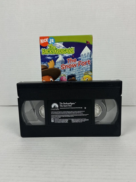 RARE THE BACKYARDIGANS The Snow Fort VHS Video Tape Nick Jr. Vintage ...