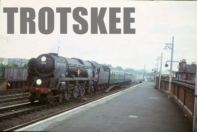 35MM SLIDE BR British Railways Steam Loco Class MN 35022 Salisbury 1964 ...
