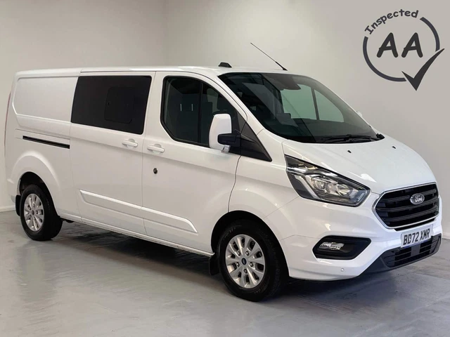 2022 FORD TRANSIT Custom 2.0 320 EcoBlue Limited Crew Van Auto L2 H1 ...