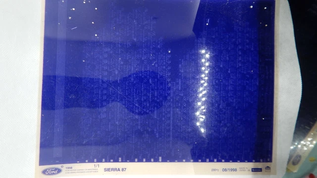 FORD PARTS MICROFICHE - MK2 Sierra 87 1/1 dated 18/98 £7.99 - PicClick UK