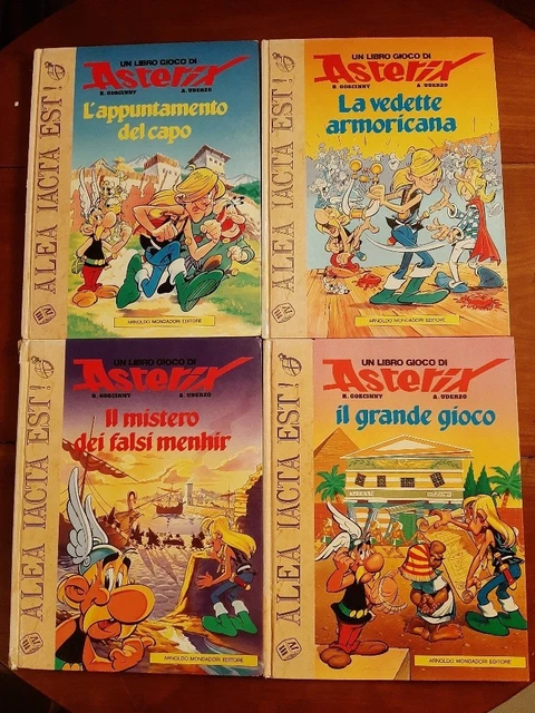 LIBRO GIOCO ASTERIX Mondadori. Serie completa 1-4. 6/1989 – 5/1990. EUR ...