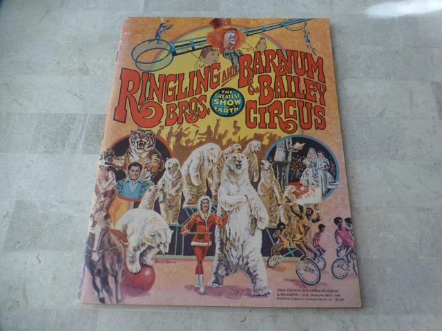 RINGLING BROS AND Barnum Bailey Circus Poster 1976 EUR 111,87 - PicClick DE