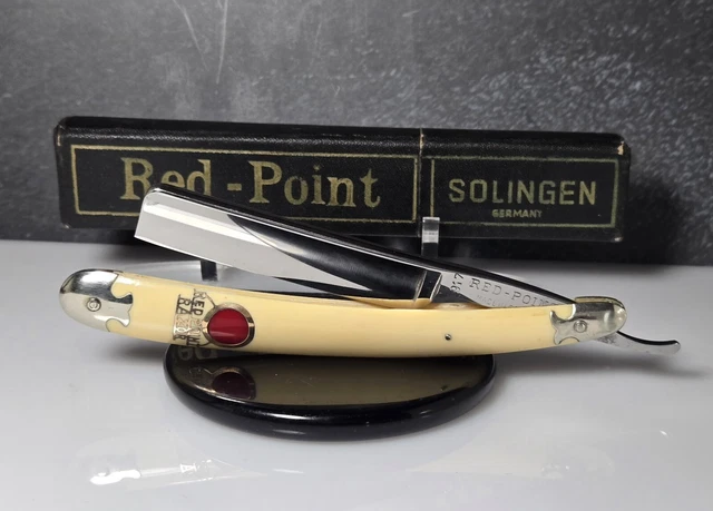 VINTAGE RESTORED (RED Point) Straight Razor Shave Ready $9.95 - PicClick