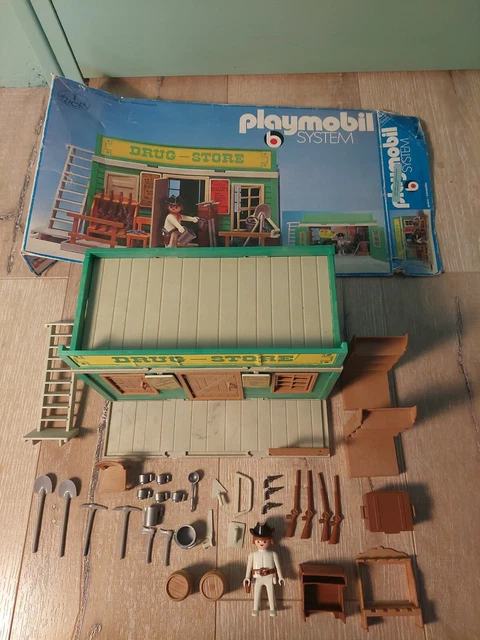 PLAYMOBIL 3424 MAISON drugstore drug store western EUR 50,00 - PicClick FR