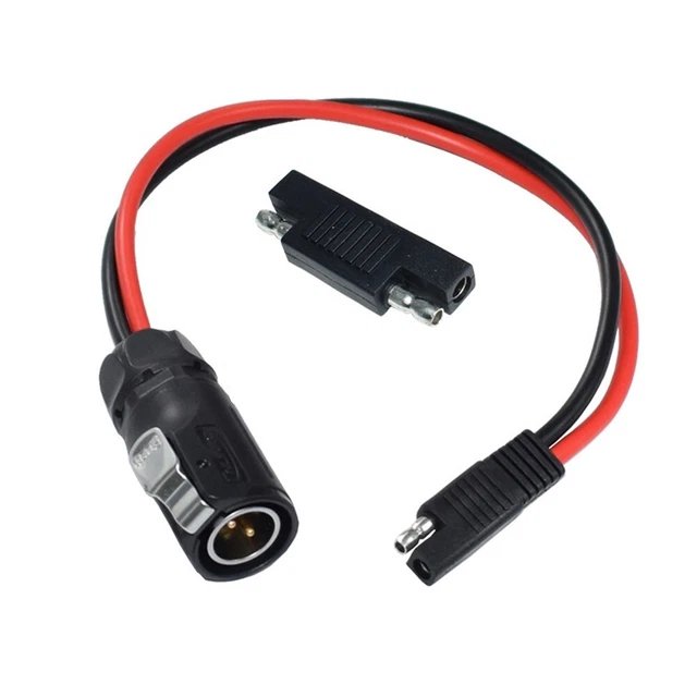 SECURE AND EFFICIENT Power Transmission 2 Pin Circular 10AWG Connector ...