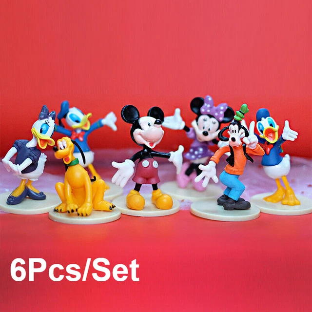 6pcs Mickey Mouse Disneys Donald Duck Daisy Minnie Clubhouse Kinder