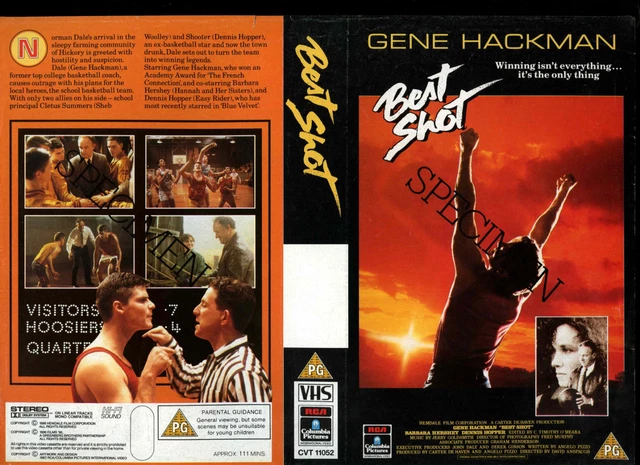 BEST SHOT, GENE Hackman Video Promo Sample Sleeve/Cover #16137 £1.99 ...