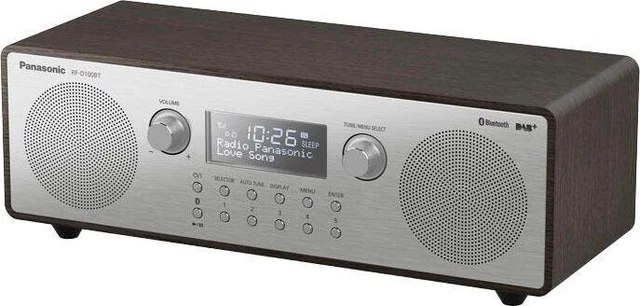 PANASONIC RF-D100BT DAB+ Radio Bluetooth Analog Tuner FM Silber ...