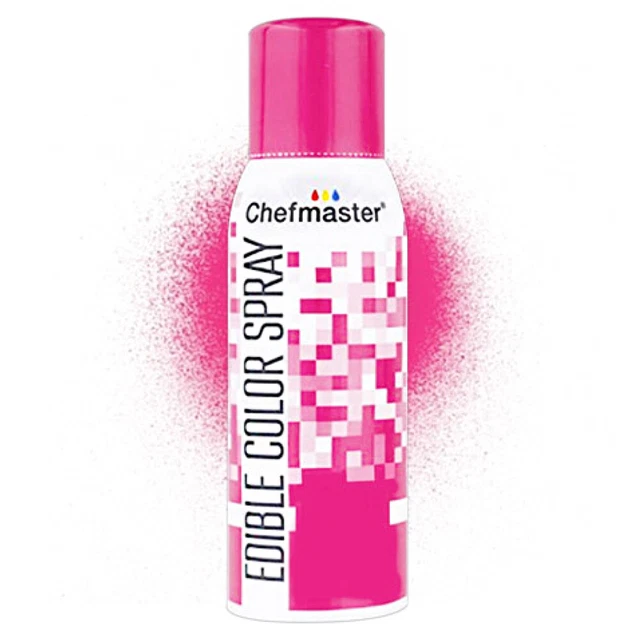 EDIBLE COLOUR SPRAY Pink Paint Food Colouring Fondant Cake Cupcake ...