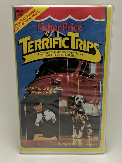 VINTAGE 1987 FISHER Price Terrific Trips: A Trip to the Firehouse-Magic ...