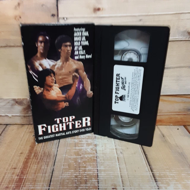 TOP FIGHTER VHS Used Jackie Chan Bruce Lee Martial Arts Documentary £8. ...