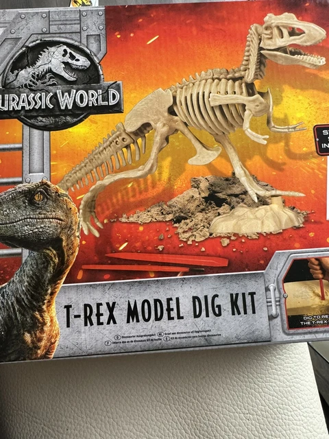 JURASSIC WORLD T-REX Model Dig Kit + T-Rex Skull Dig Kit - New details ...