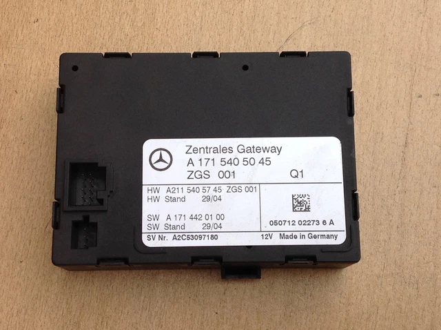 MERCEDES SLK R171 Gateway Control Unit Gateway Module ECU A1715409245 £ ...
