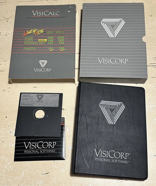 VISICALC SOFTWARE PACKAGE Rare Atari 800 £25.00 - PicClick UK