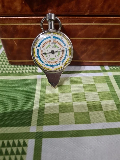 VINTAGE GERMAN OPSIMETER Map Measure Scale Look Odometer £59.00 ...