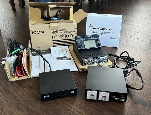 ICOM IC-7100 HAM Radio Transceiver - with Power Supply and Anttenna ...