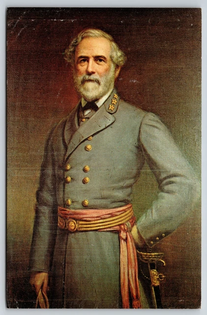 FAMOUS~MILITARY~GENERAL ROBERT E Lee~Pine Portrait In Lee Chapel VA ...