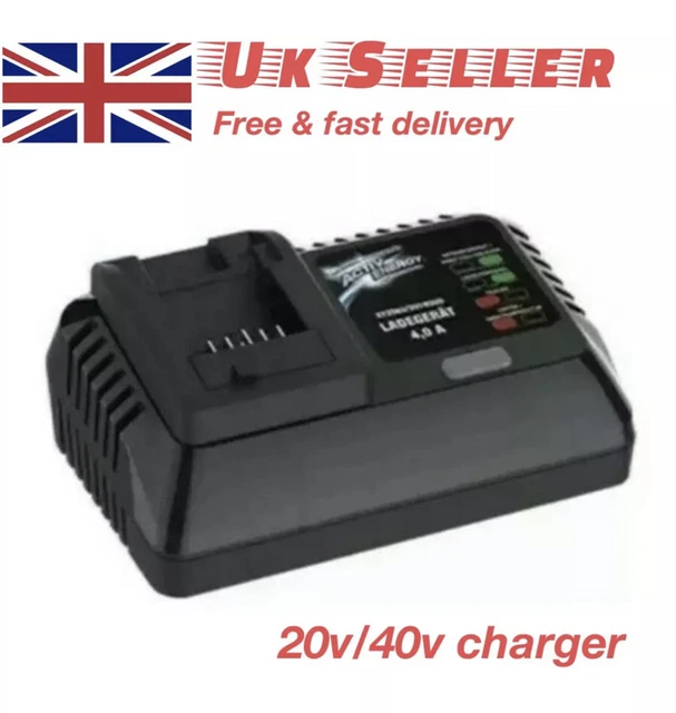 FERREX ACTIV ENERGY 20 V/40 V Caricabatteria per Batterie Ferrex 20 V e ...